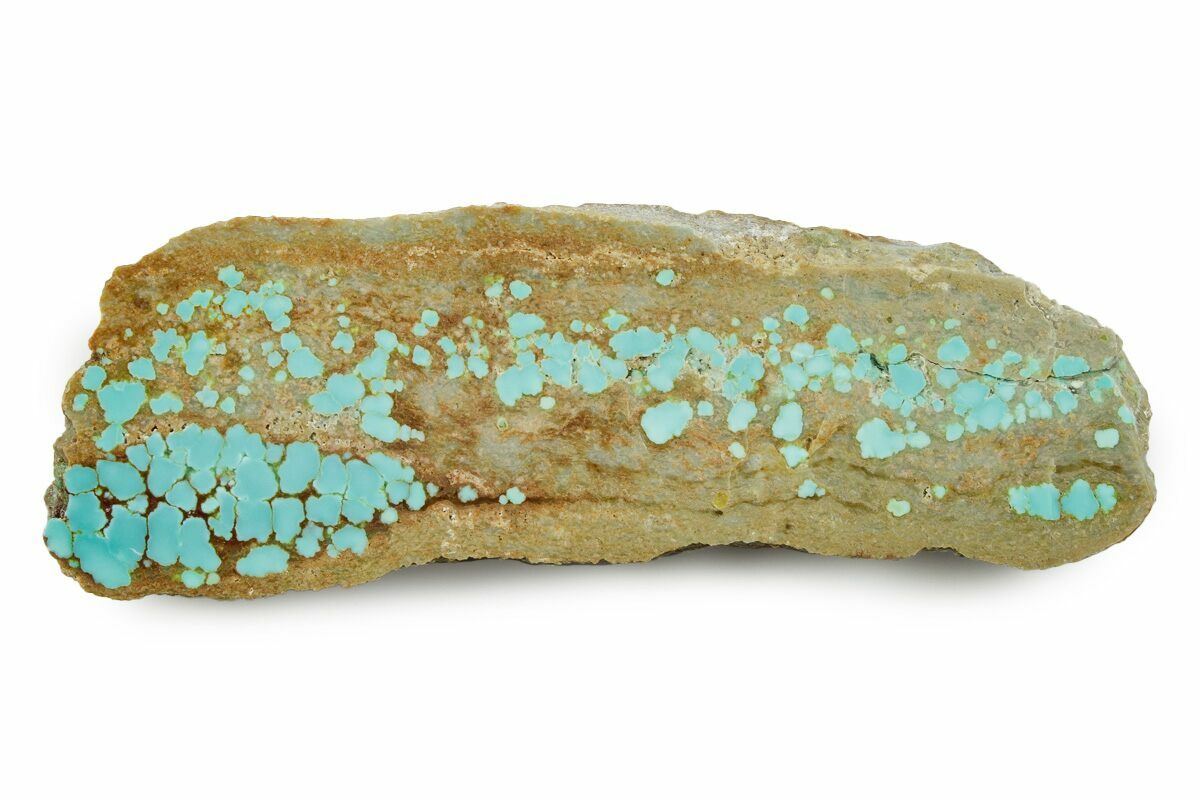 3.8" Polished Turquoise Slab - Number 8 Mine, Carlin, NV (#245509) For ...