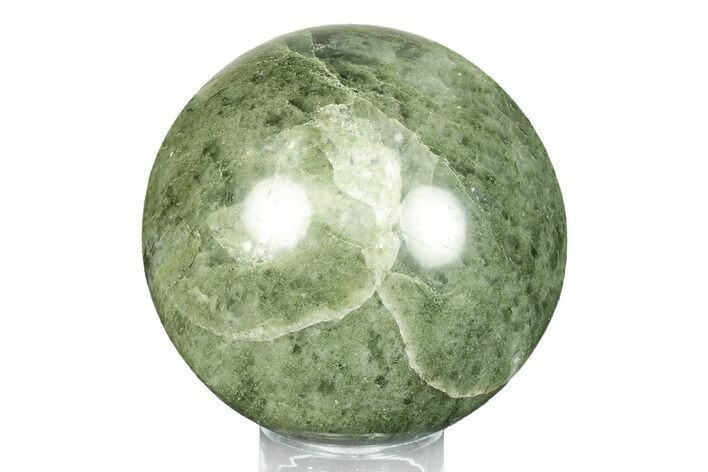 3.85" Polished Green Quartz Sphere - Madagascar (#246013) For Sale ...
