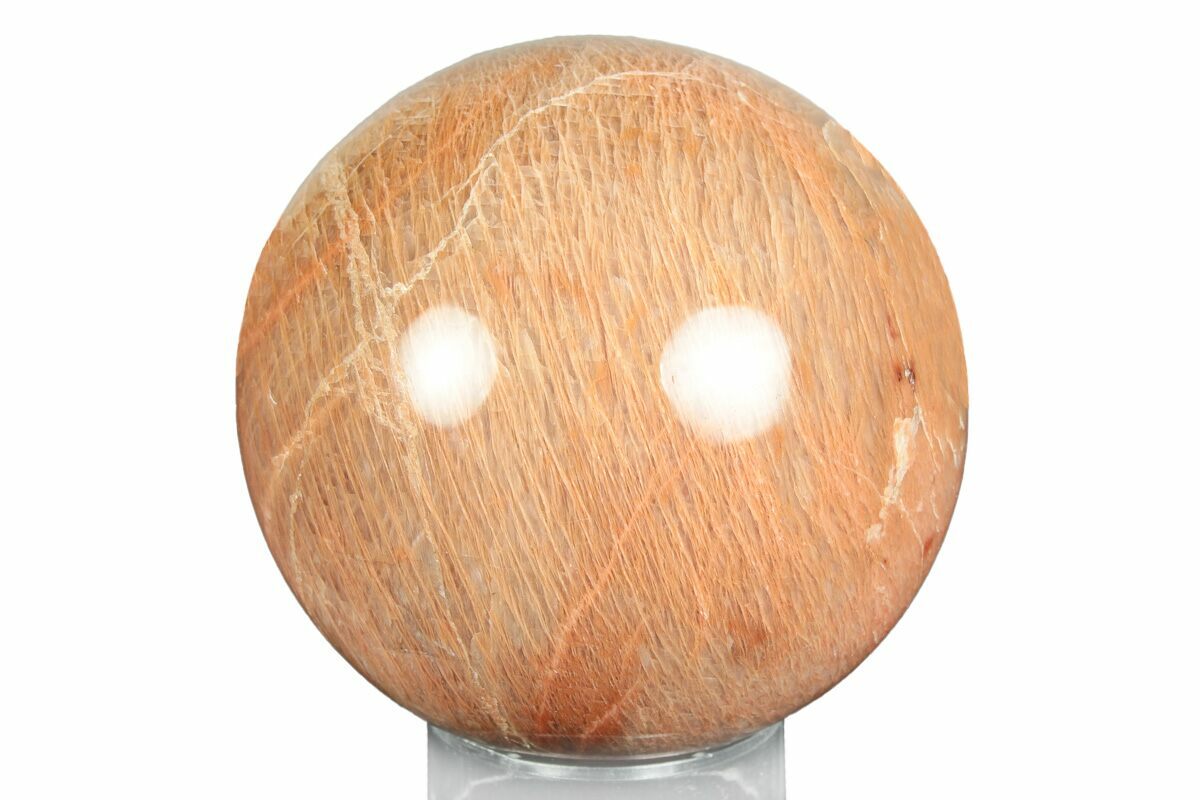 2.45" Polished Peach Moonstone Sphere - Madagascar (#245986) For Sale ...