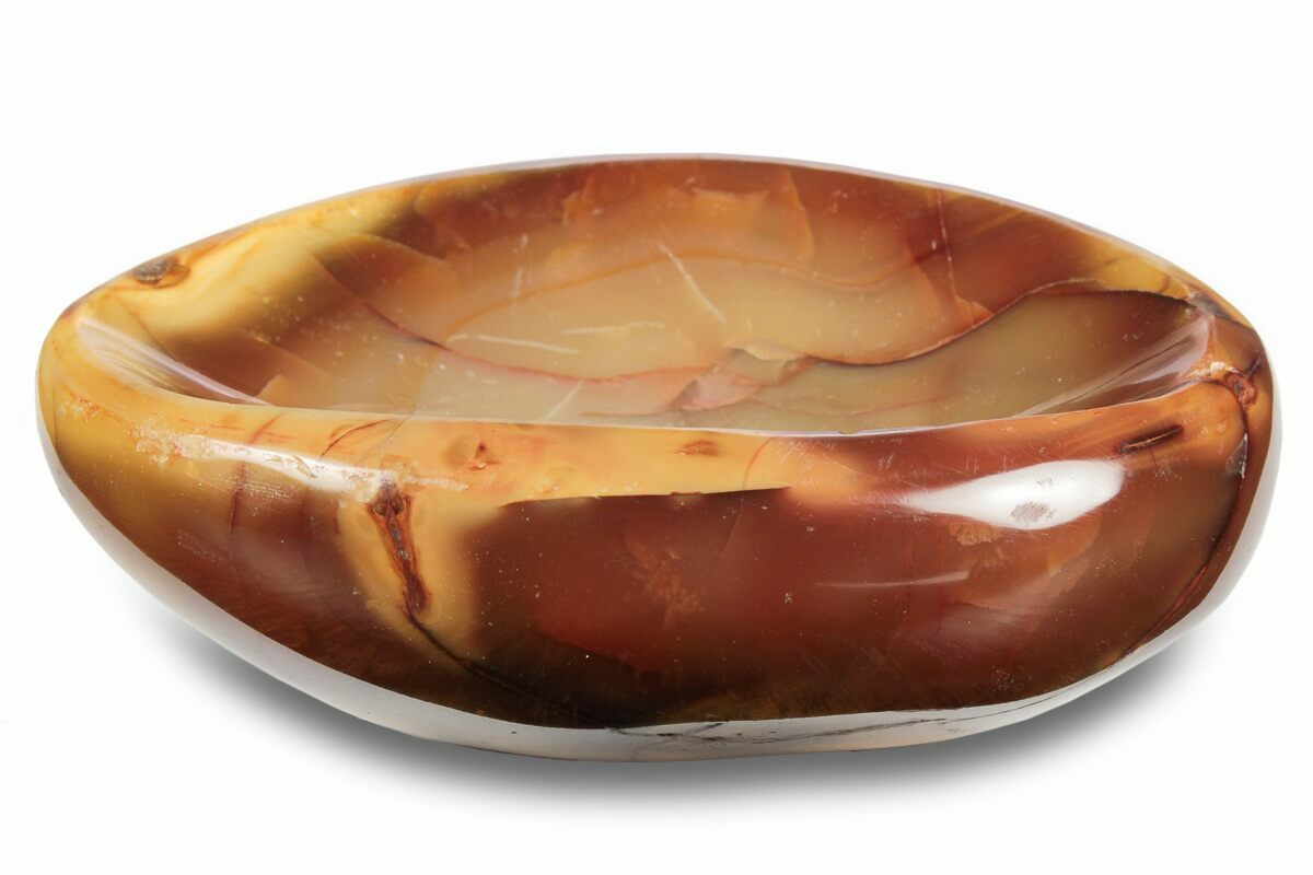 3.8" Gorgeous Carnelian Agate Dish - Madagascar (#246394) For Sale ...