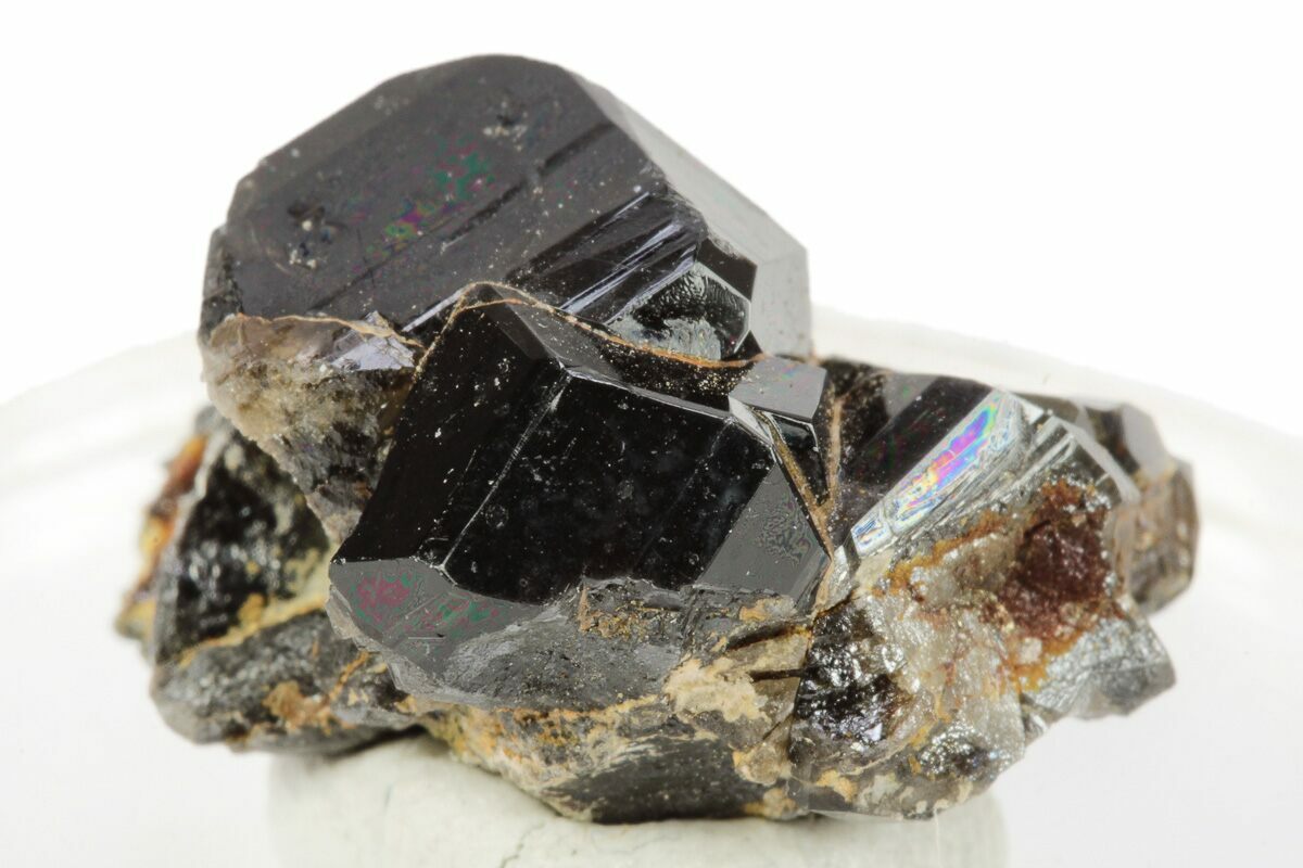 .8" Gemmy Cassiterite Crystal Cluster - Viloco Mine, Bolivia (#246702 ...