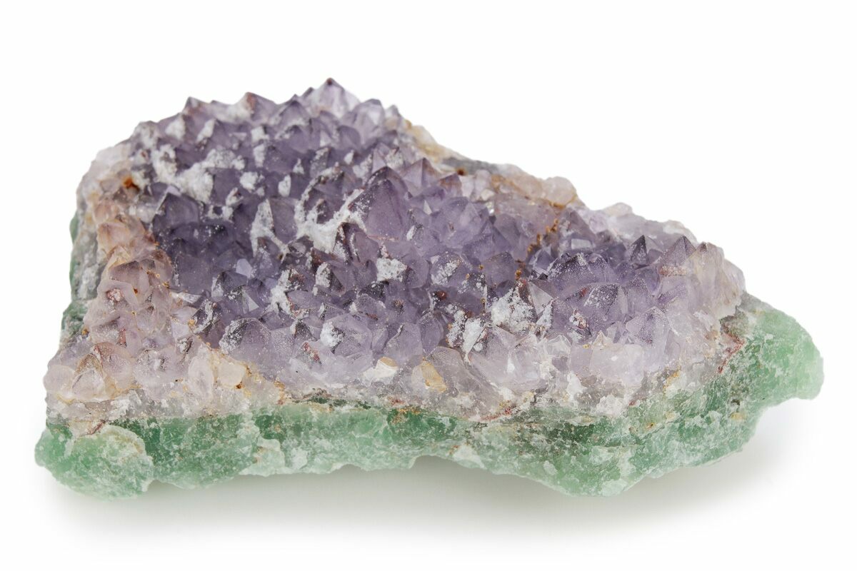 2.3" Amethyst Crystals on Fluorite - Nancy Hanks Mine, Colorado ...