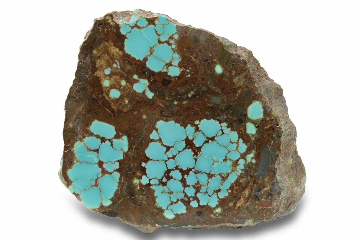 3.25" Polished Turquoise Slab - Number 8 Mine, Carlin, NV (#248345) For ...