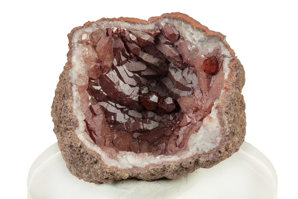 1.2" Sparkly Pink Amethyst Geode Section - Argentina (#250611) For Sale ...