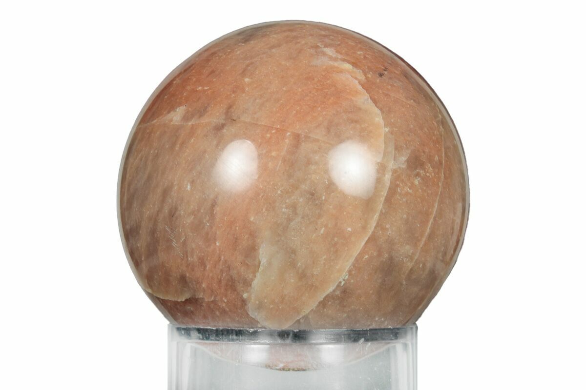 1.75" Polished Peach Moonstone Sphere - Madagascar (#252044) For Sale ...