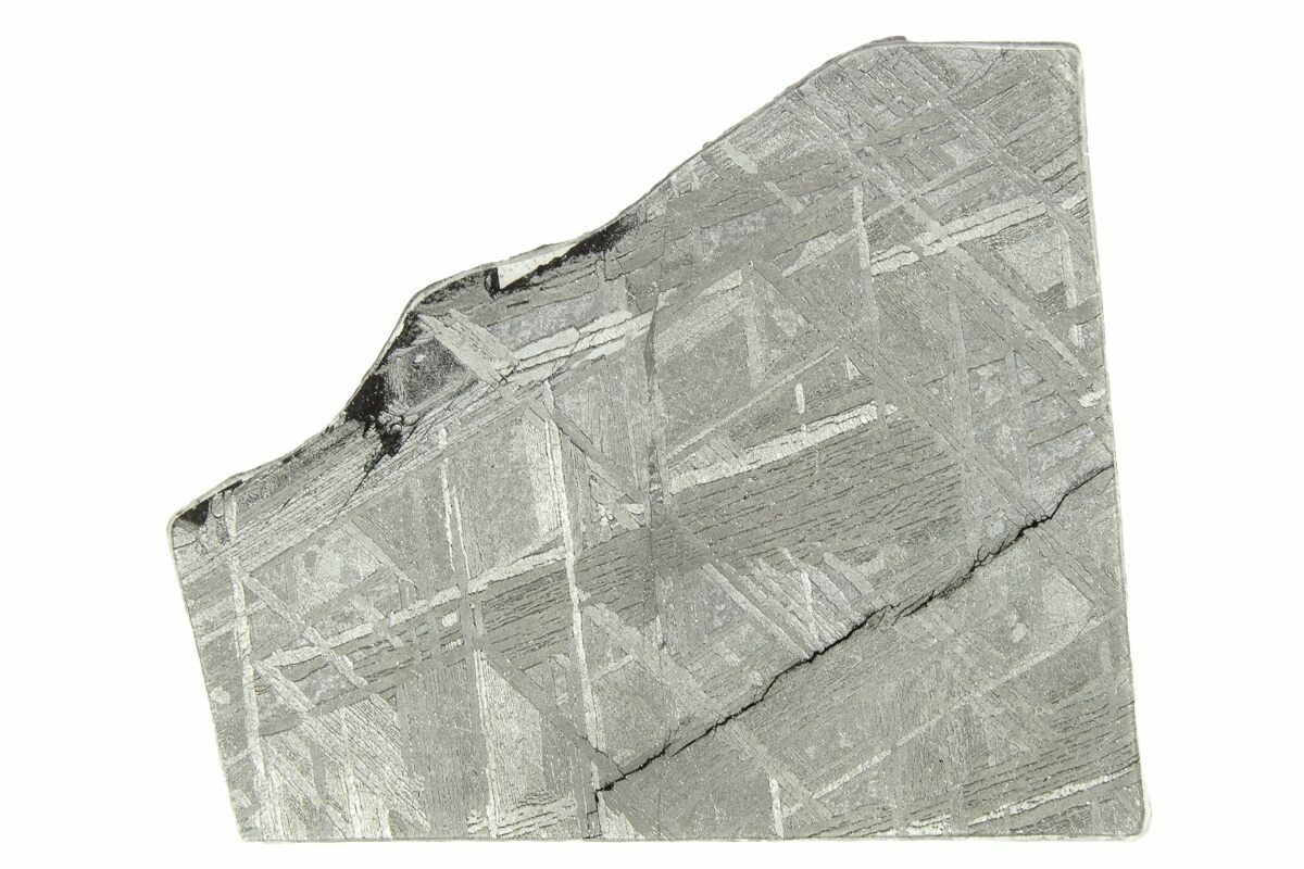 1.4" Etched Muonionalusta Meteorite Slice (7,1 g) - Sweden (#263110 ...