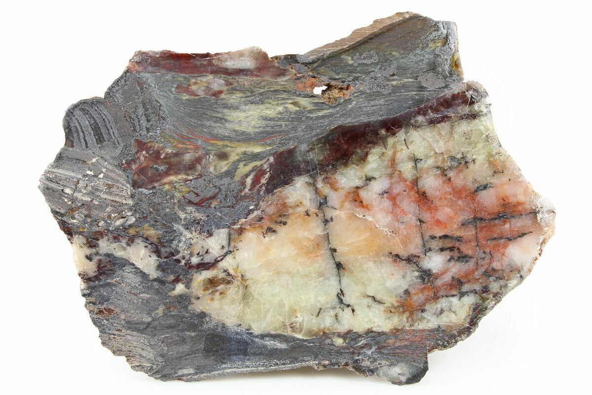 5.95" Lustrous Binghamite Agate Slab - Minnesota (#263702) For Sale ...