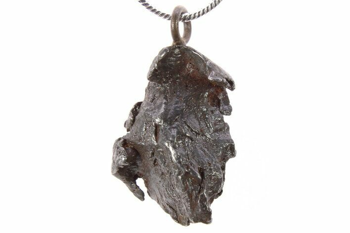 .85" Sikhote-Alin Iron Meteorite Pendant (Necklace) (#264410) For Sale ...