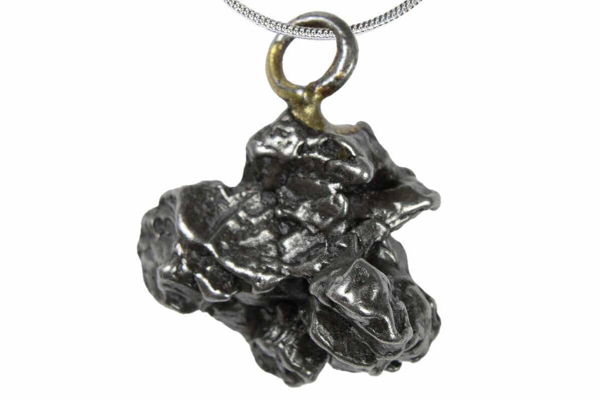 .65" Campo del Cielo Iron Meteorite Pendant - Argentina (#271746) For ...