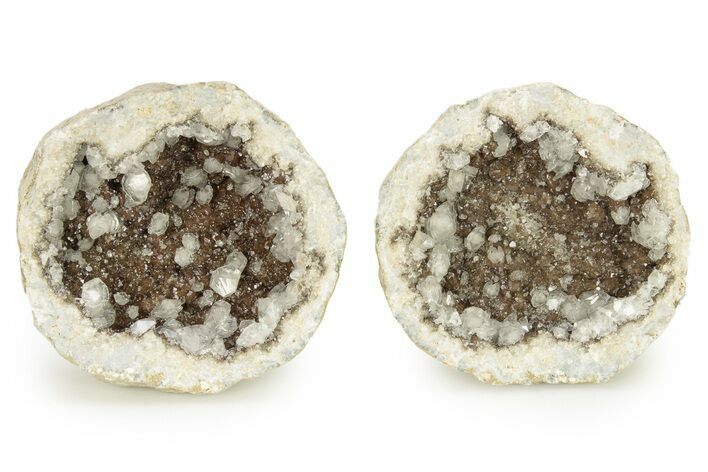 3" Keokuk Geode with Calcite Crystals - Missouri (#274296) For Sale ...
