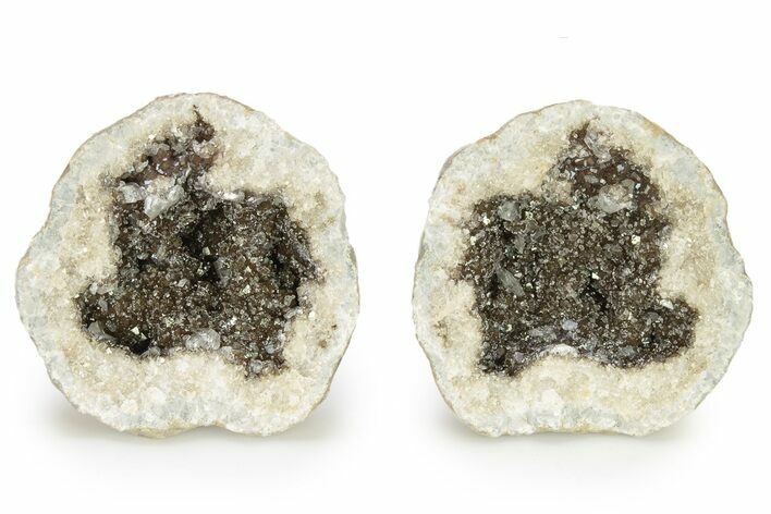 3" Keokuk Geode with Calcite Crystals - Missouri (#274308) For Sale ...