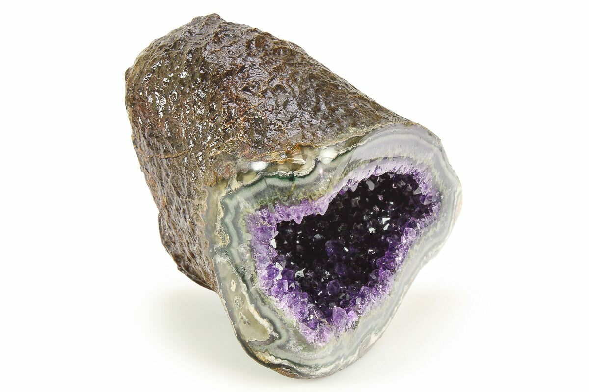4.5" Sparkly, Deep Purple Amethyst Geode - Uruguay (#275673) For Sale ...