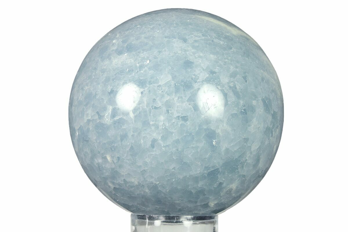 3.1" Polished Blue Calcite Sphere - Madagascar (#277146) For Sale ...