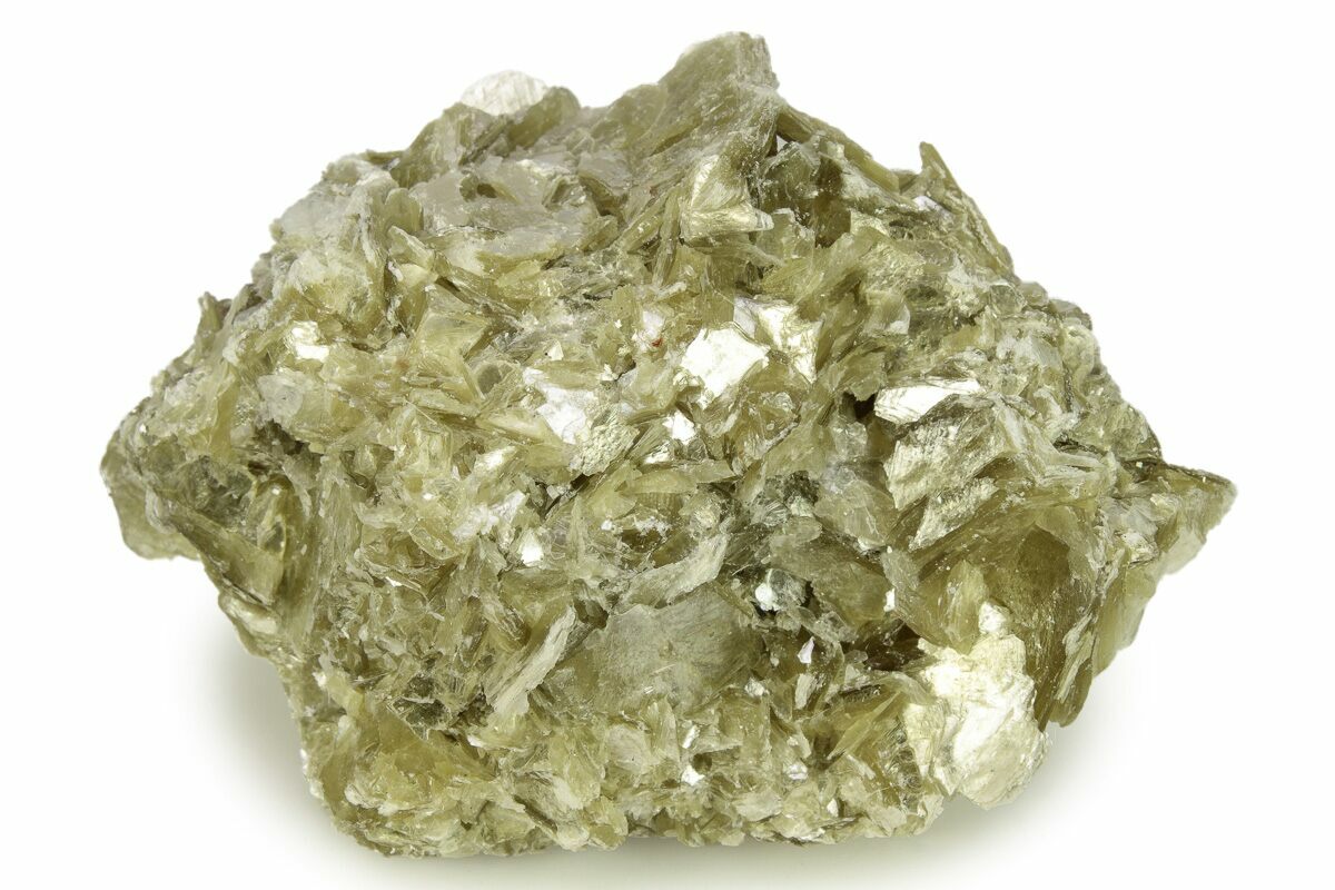 3.1" Lustrous Muscovite Crystal Cluster - Minas Gerais, Brazil (#277530 ...