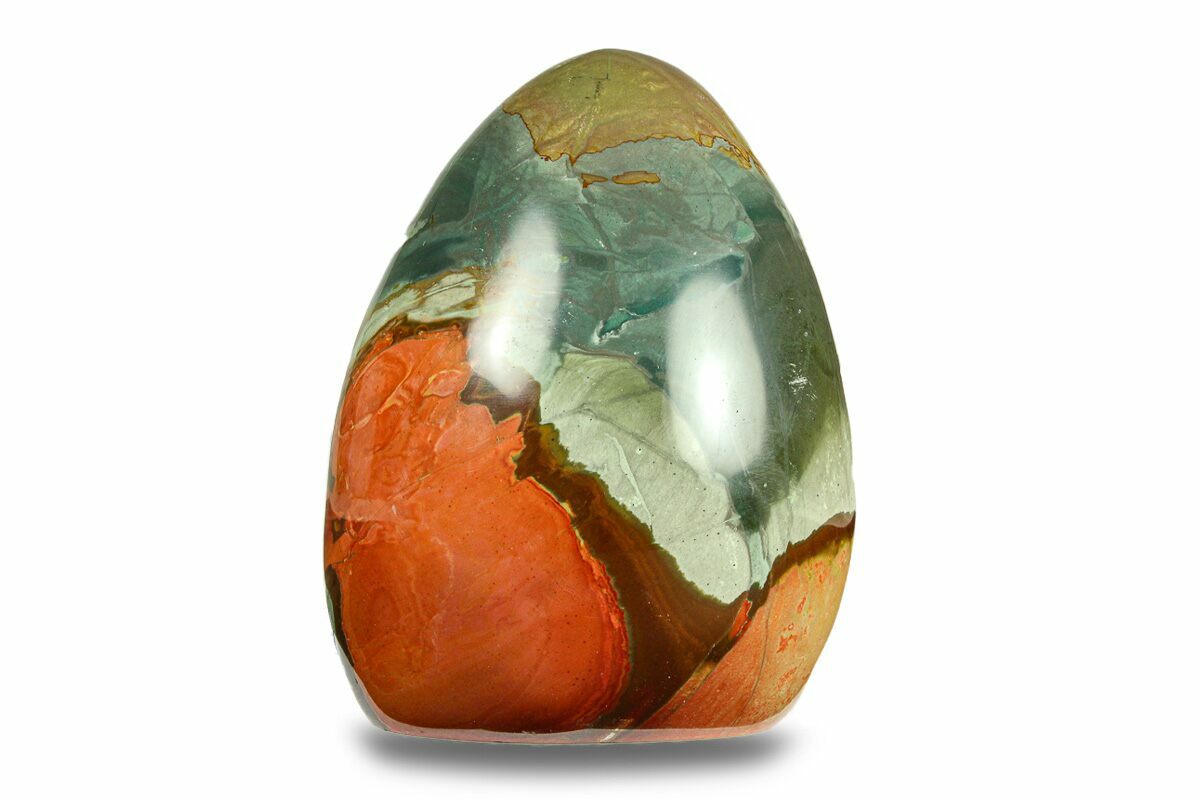 3.95" Free-Standing, Polished Polychrome Jasper - Madagascar (#280512 ...