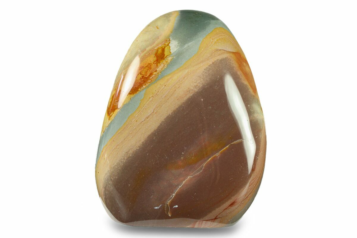 3.95" Free-Standing, Polished Polychrome Jasper - Madagascar (#280540 ...