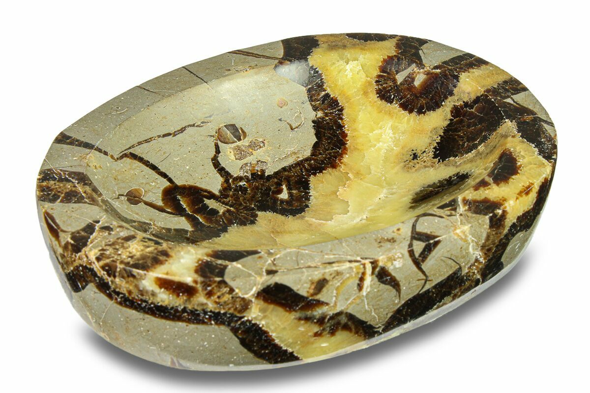 4.65" Polished Septarian Dish - Madagascar (#283531) For Sale ...