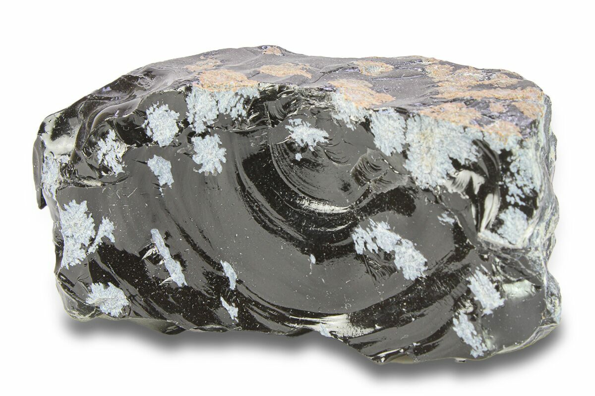 3.9" Snowflake Obsidian Section - Utah (#285940) For Sale - FossilEra.com