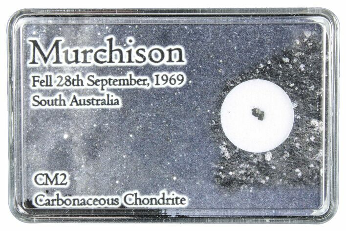 .1" Murchison Chondrite Meteorite Fragment - Australia (#286074) For ...