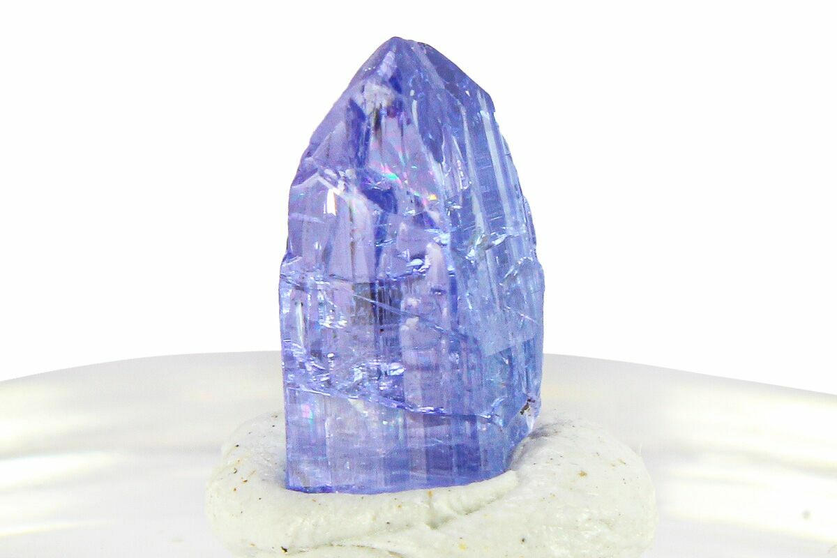 .25" Brilliant Blue-Violet Tanzanite Crystal -Merelani Hills, Tanzania ...