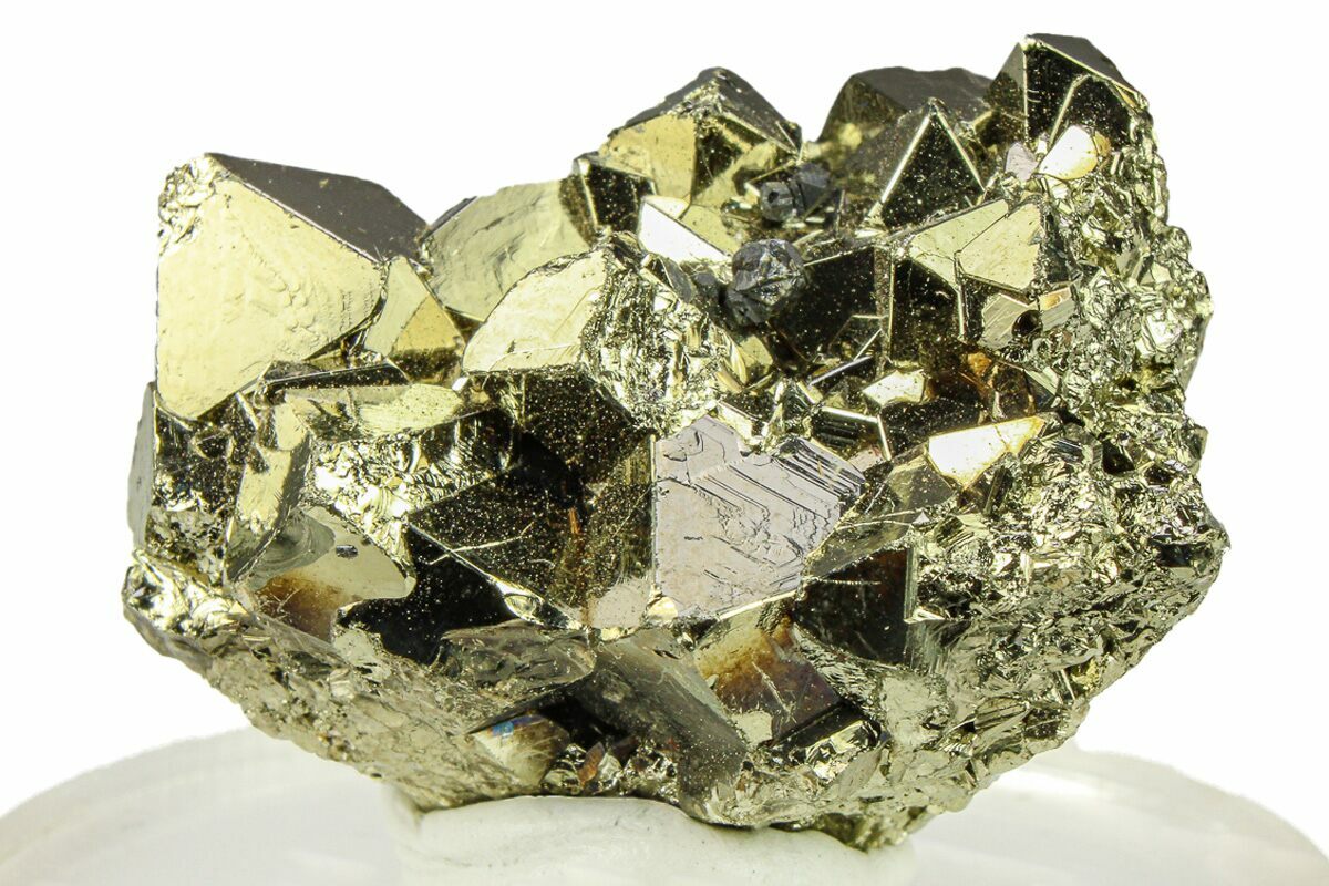 1.2" Octahedral Pyrite Crystal Cluster - Peru (#301956) For Sale ...