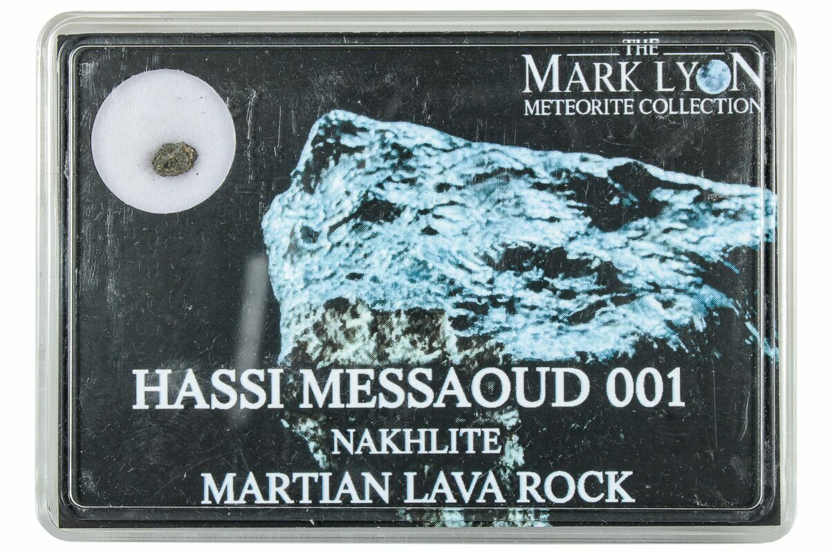 .20" Martian Nakhlite Meteorite (.14 g) - Hassi Messaoud 001 (#304408 ...