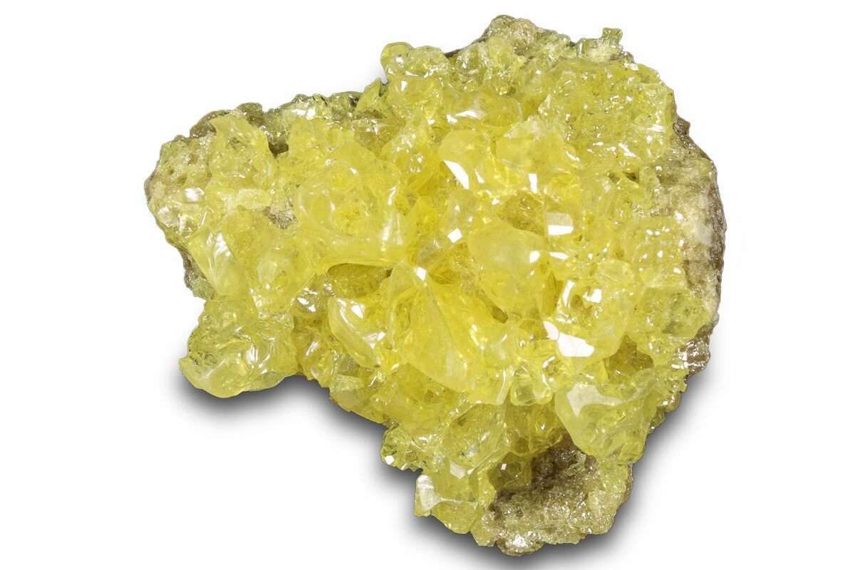 1.9" Bright-Yellow Sulfur Crystals - Bolivia (#305285) For Sale ...
