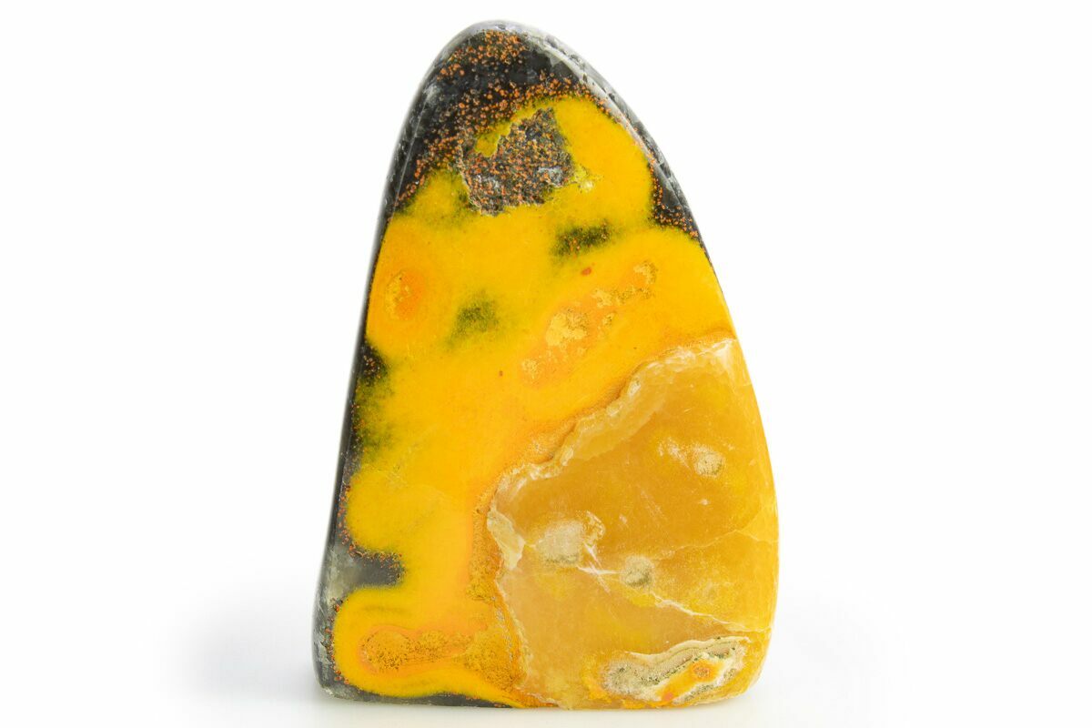 2.2" Very Vibrant, Free-Standing Polished Bumblebee Jasper (#312061 ...