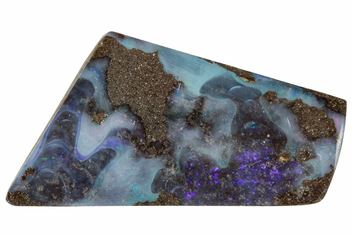 1.12" Stunning Boulder Opal Cabochon - Queensland, Australia (#314600 ...