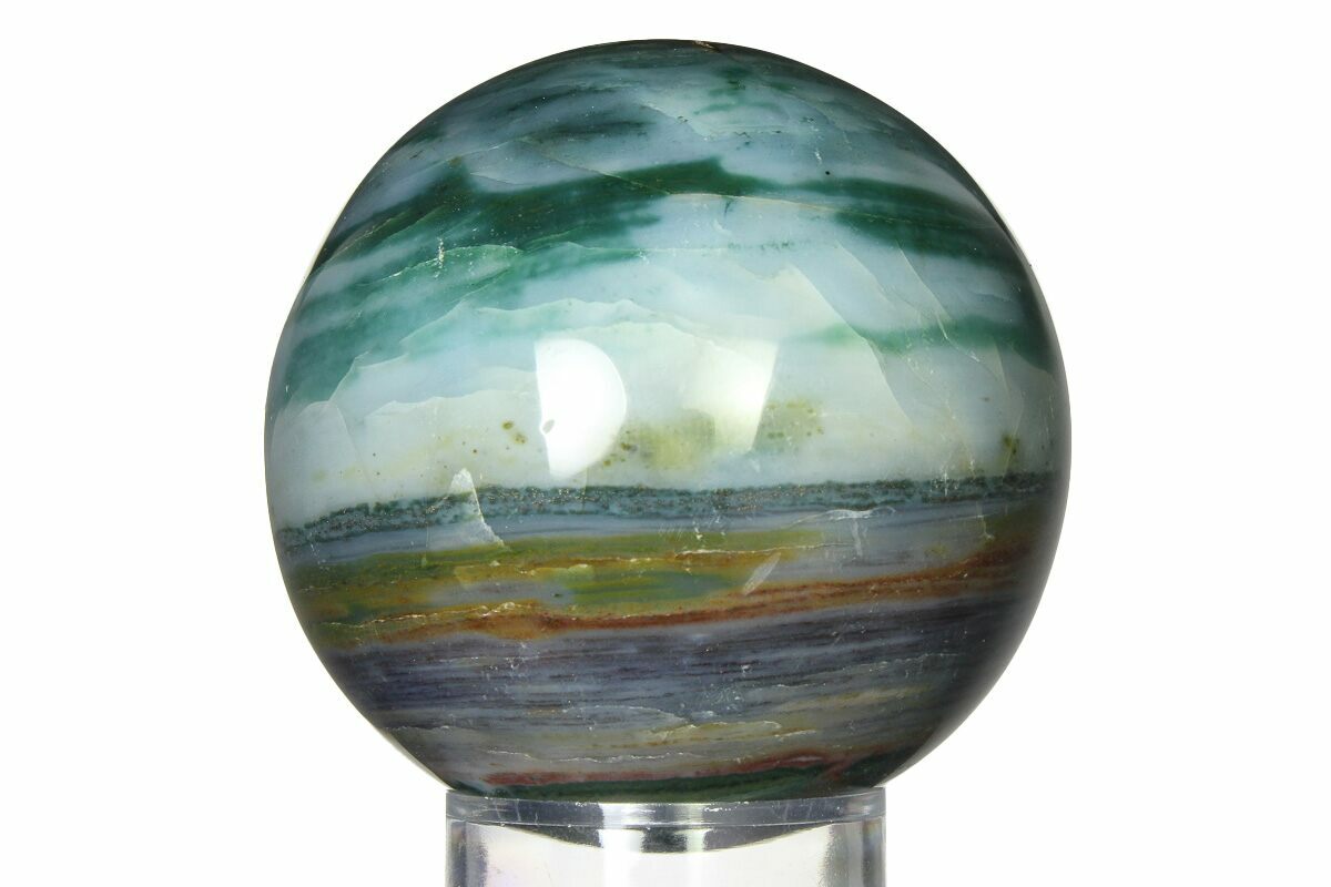 2.3" Unique Ocean Jasper Sphere - Madagascar (#317349) For Sale ...