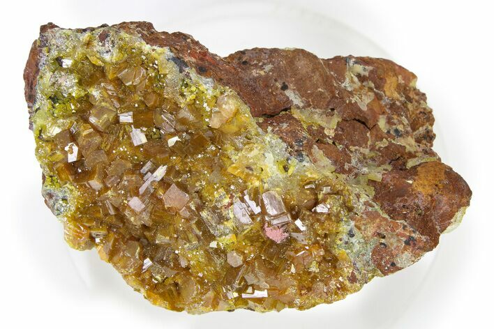 1.8" Yellow-Orange Pyromorphite Crystal Cluster - DR Congo (#322610 ...