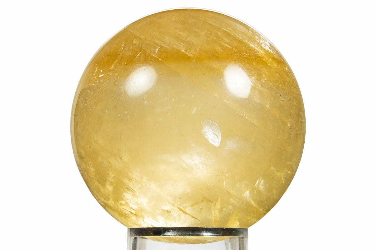 3.4" Polished Honey Calcite Sphere - China (#322997) For Sale ...