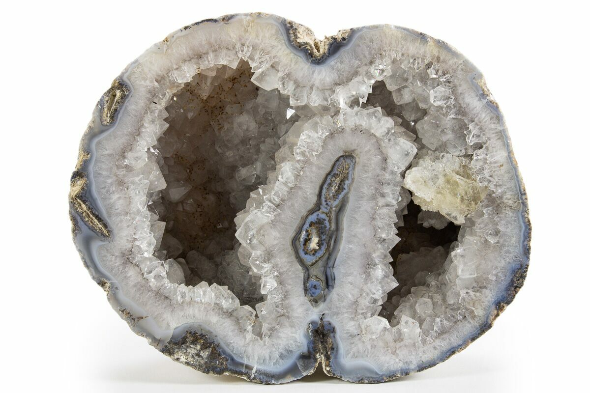 7.95" Las Choyas "Coconut" Geode Half with Double-Chamber - Mexico ...
