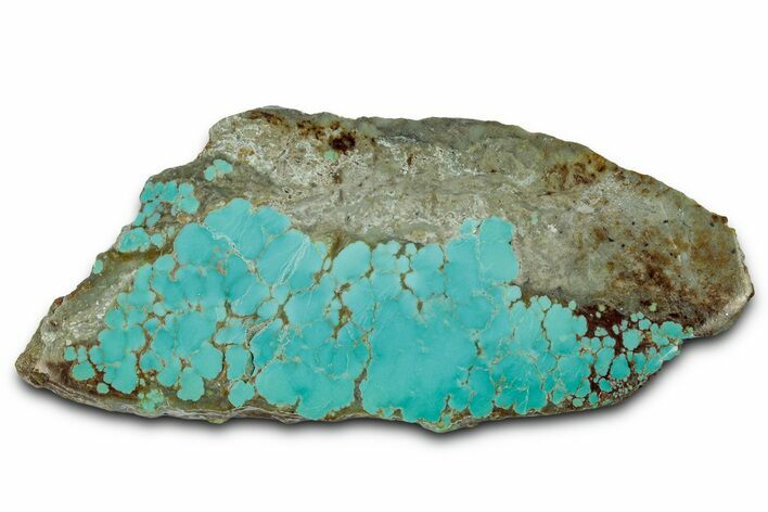 3.8" Polished Turquoise Slab - Number 8 Mine, Carlin, NV (#331171) For ...