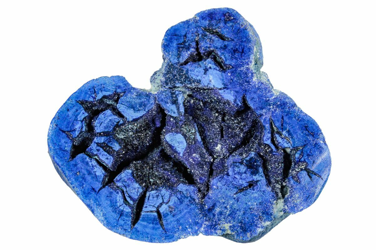 1.85" Vivid Blue, Cut/Polished Azurite Nodule - Siberia (#335245) For ...