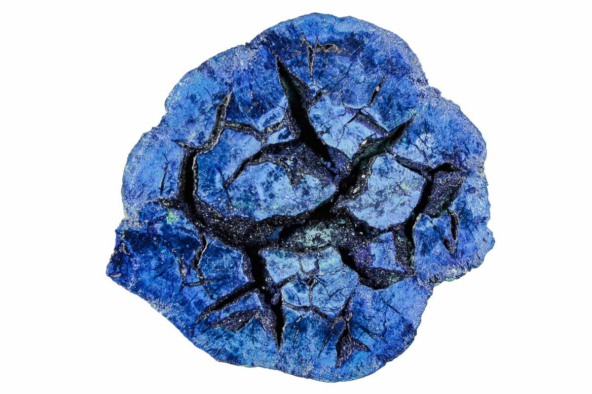 1.7" Vivid Blue, Cut/Polished Azurite Nodule - Siberia (#335255) For ...