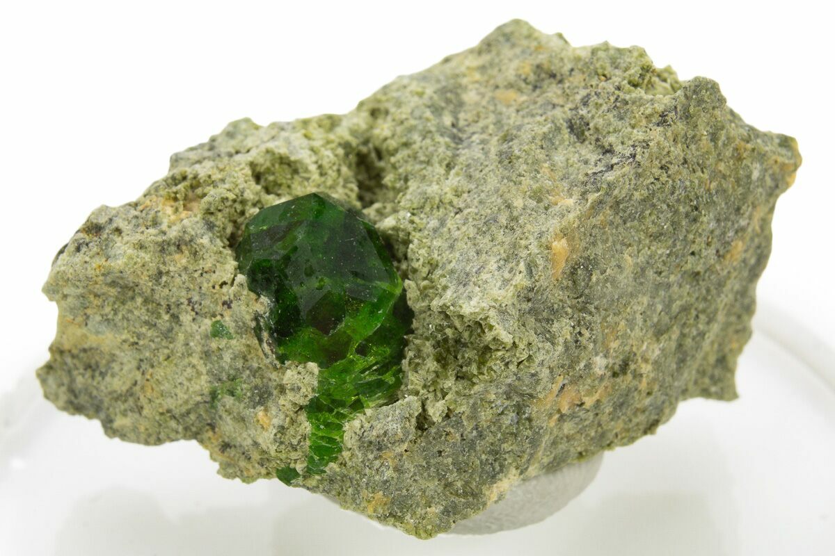 .52" Lustrous Rich-Green Demantoid Garnet on Matrix - Iran (#337058 ...