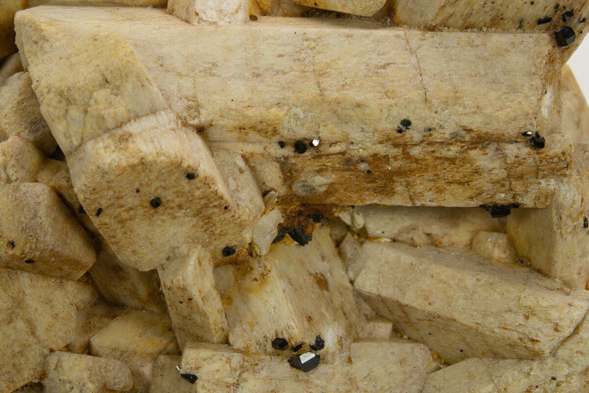5.4" Orthoclase Crystal Cluster with Lustrous Schorl - Namibia (#337070 ...