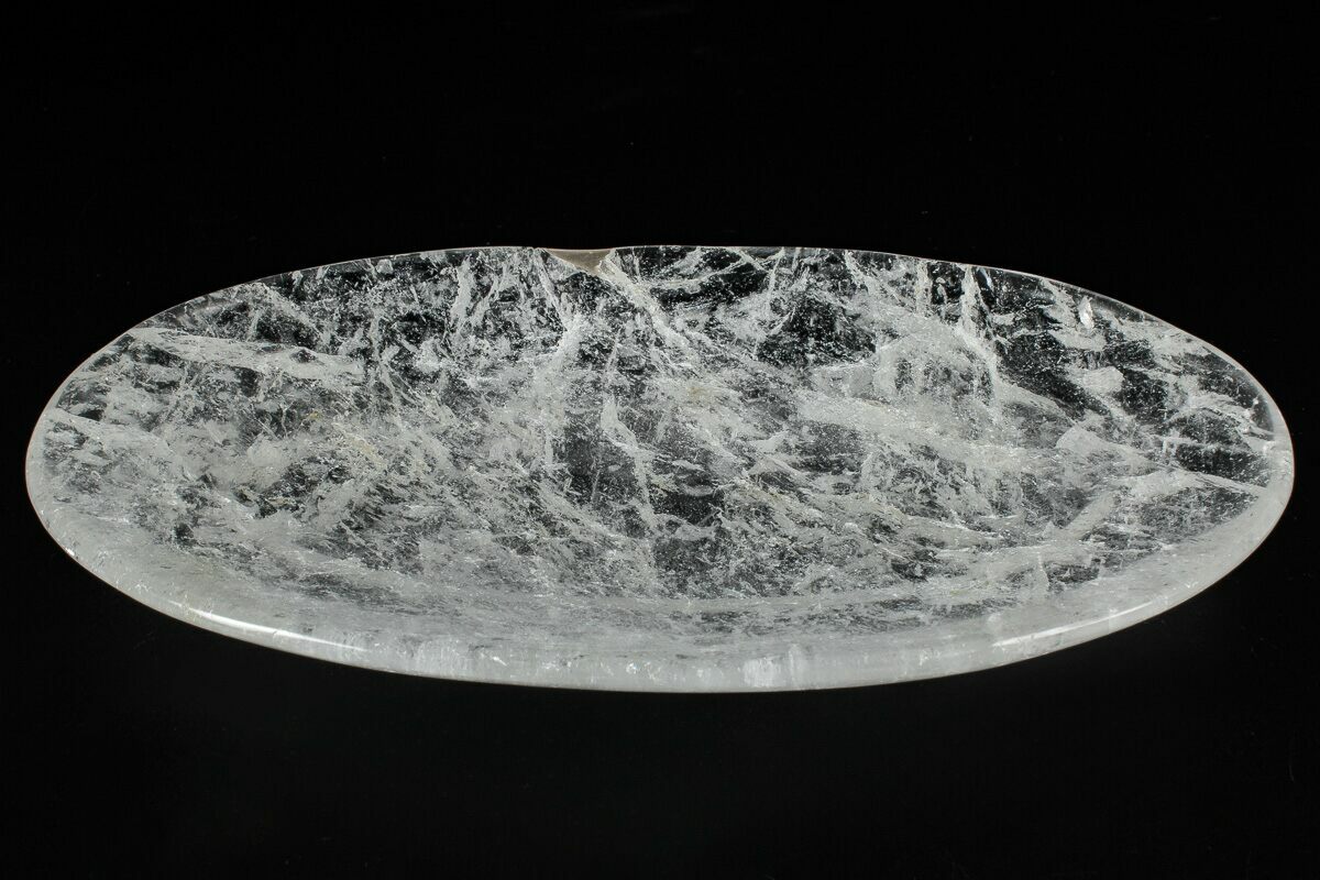 6.7" Polished Clear Quartz Dish - Madagascar (#337540) For Sale ...