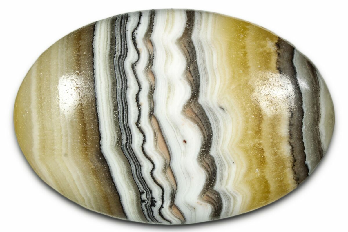2.4" Polished Zebra Calcite - Mexico (#342081) For Sale - FossilEra.com