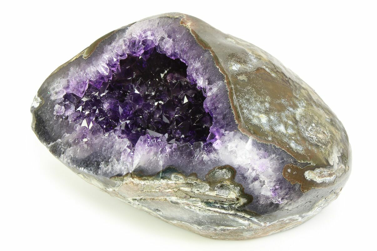 5.8" Sparkly Deep-Purple Amethyst Geode - Uruguay (#342475) For Sale ...