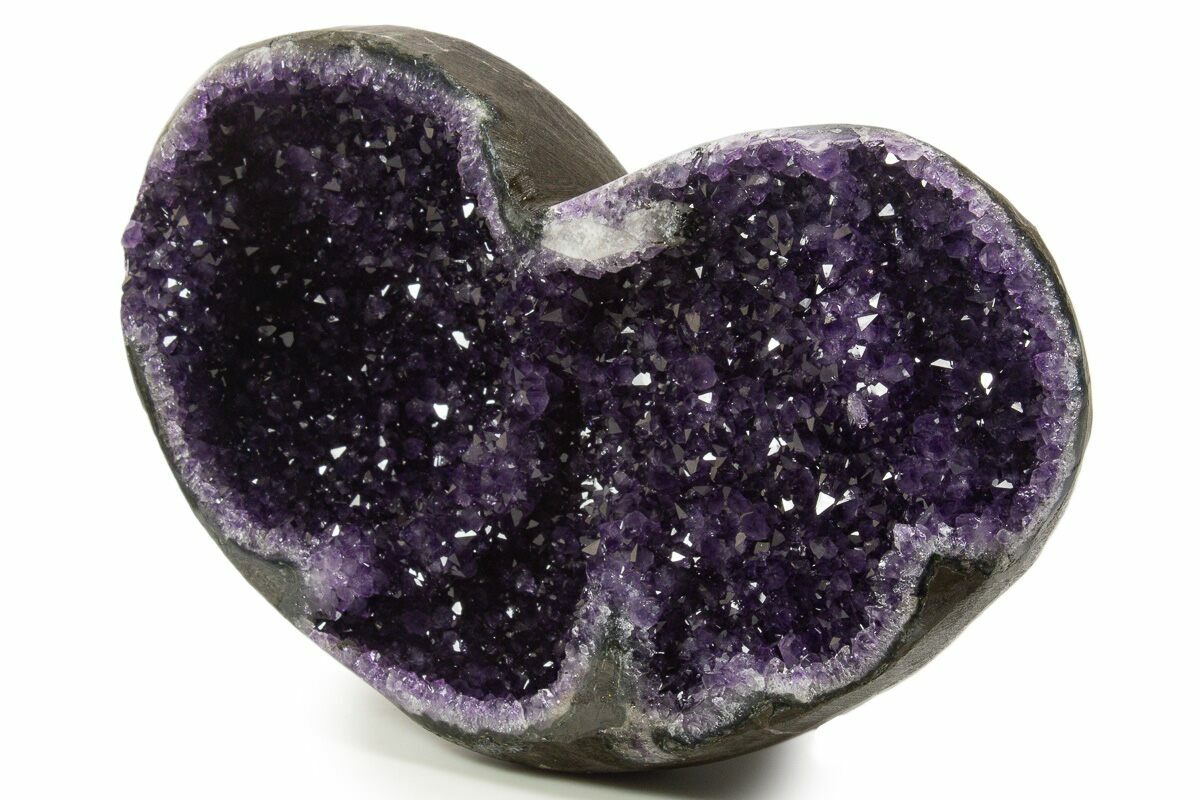 13.5" Sparkling Deep-Purple Amethyst Geode - Uruguay (#342732) For Sale ...