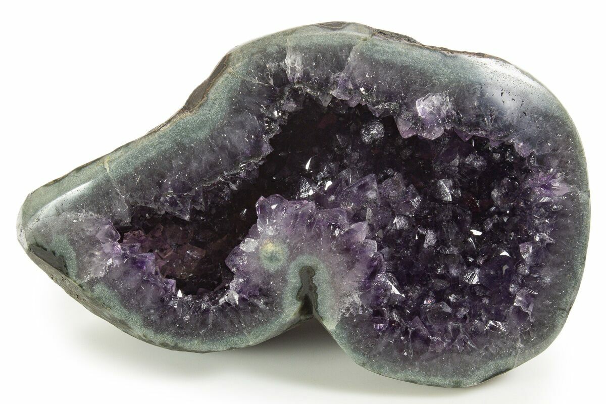 7.8" Sparkly Deep-Purple Amethyst Geode - Uruguay (#342712) For Sale ...