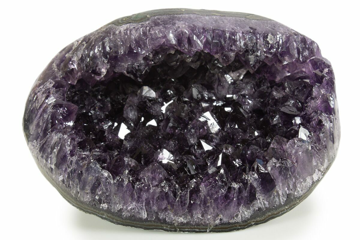 7" Brilliant Deep-Purple Amethyst Geode - Uruguay (#342724) For Sale ...