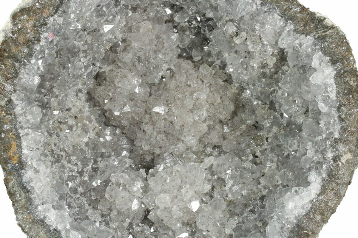 5" Las Choyas "Coconut" Geode with Quartz & Calcite (Pair) - Mexico ...