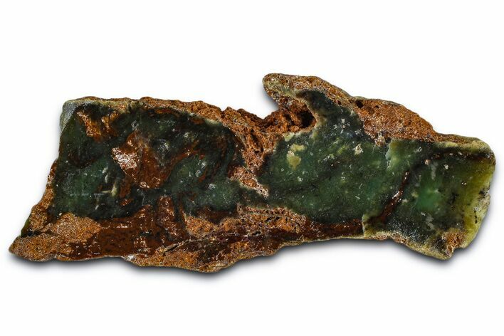 4.15" Polished Green Chrysoprase Section - Western Australia (#364242 ...